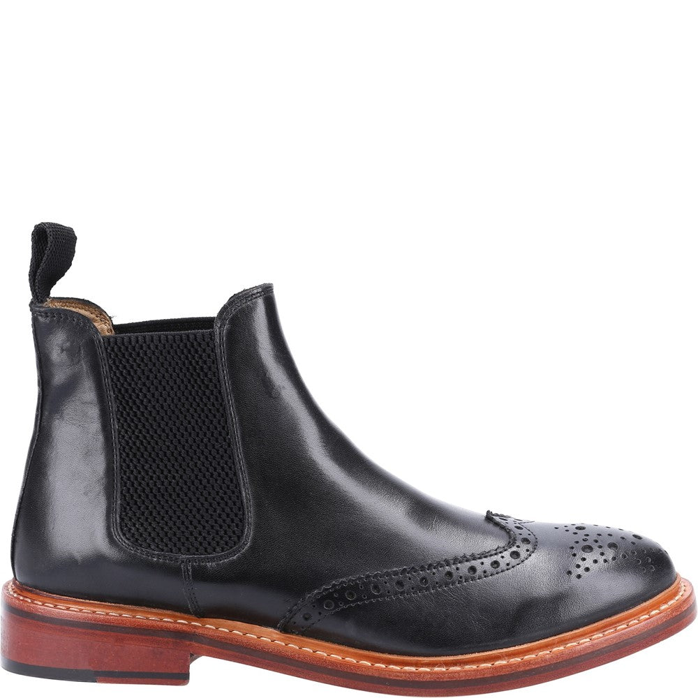 Siddington Leather Goodyear Welt Boots Black – Cotswold-Shoes